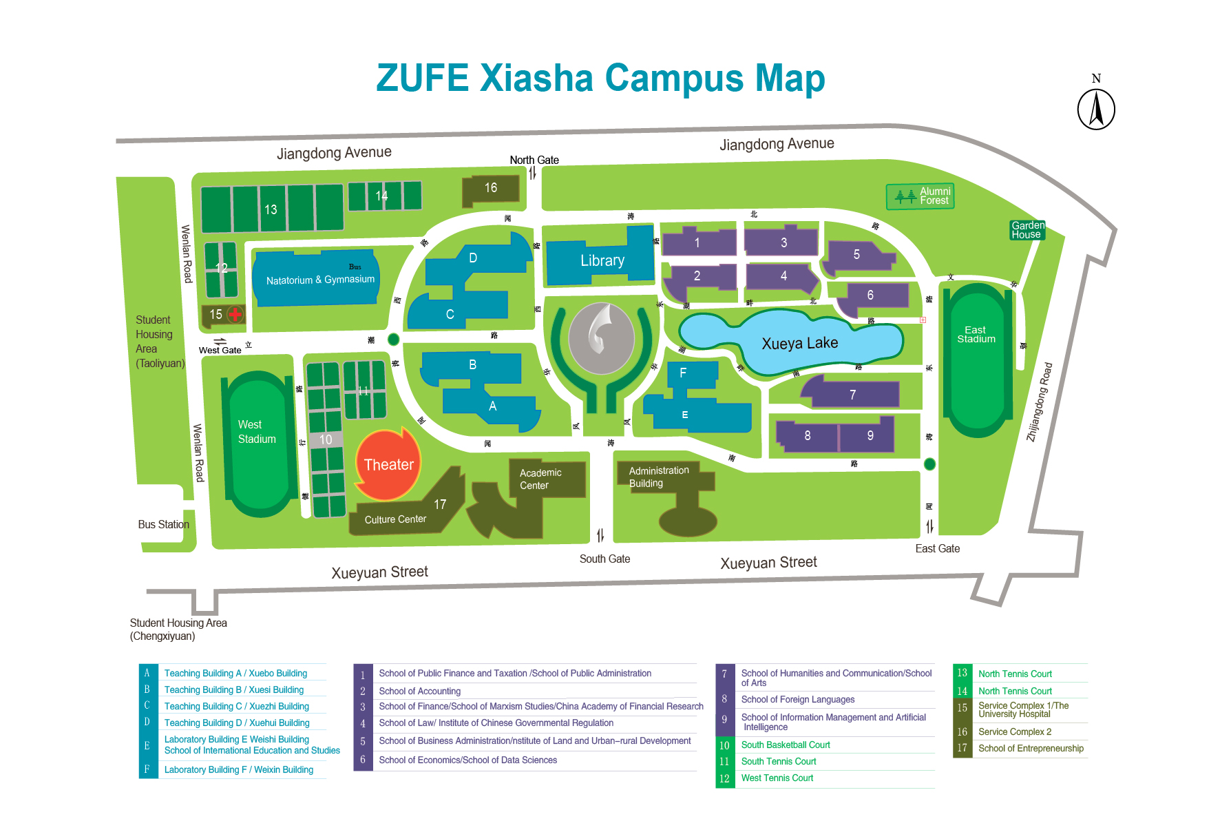 Campus Map-Zhejiang University of Finance and Economics